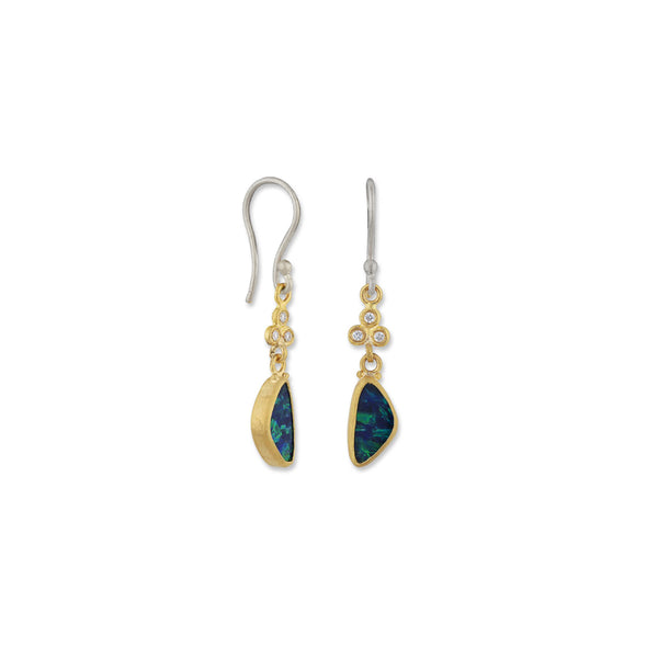Lika Behar 24K Gold "Ocean" Opal Drop Earrings - Henry's Fine Jewelry